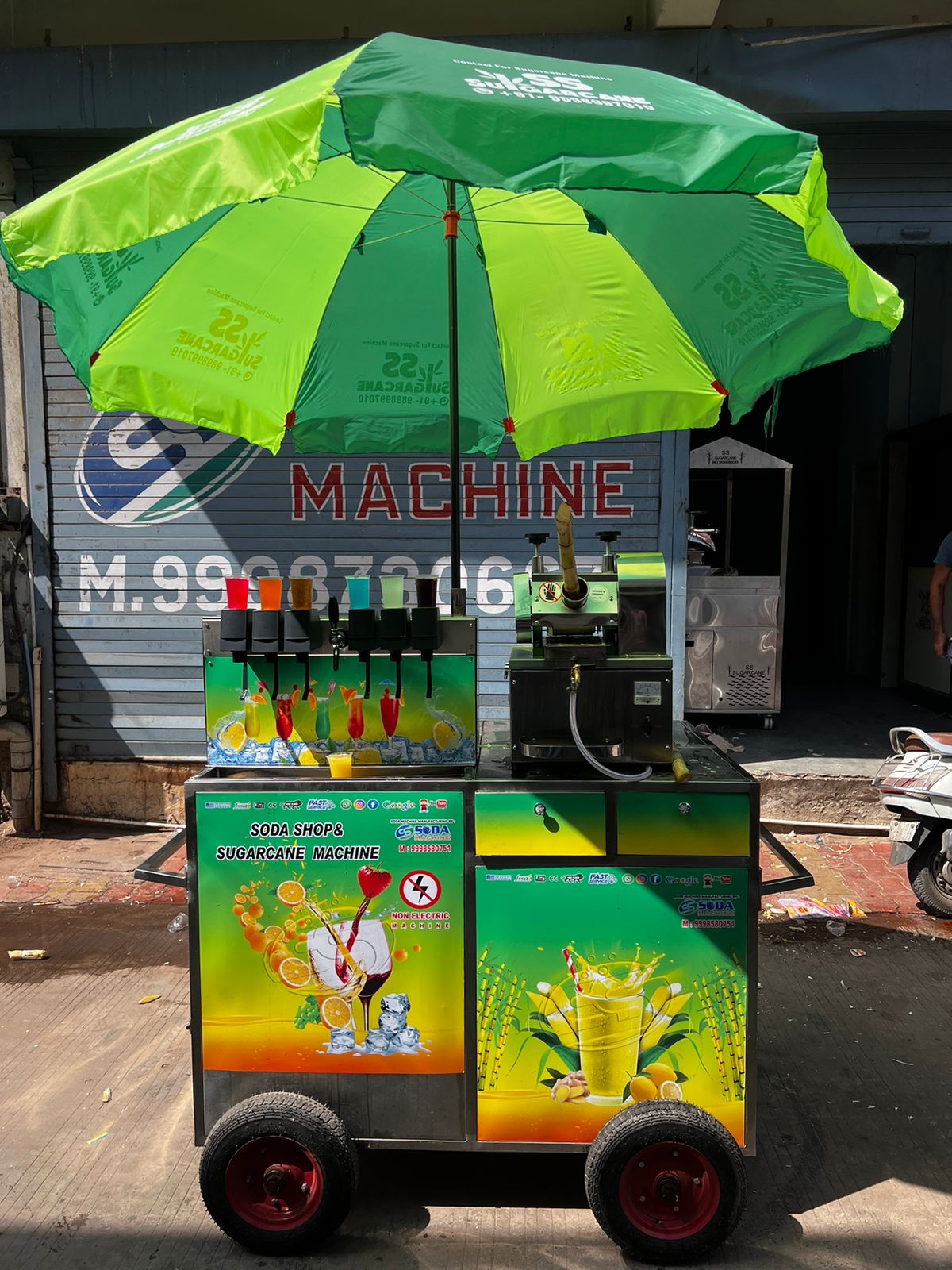 Non Electric Sugarcane + Soda Machine - Feature: High Quality & Easy To ...