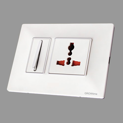 Yana White Silver Platinum Modular Plates - Application: Electrical at ...