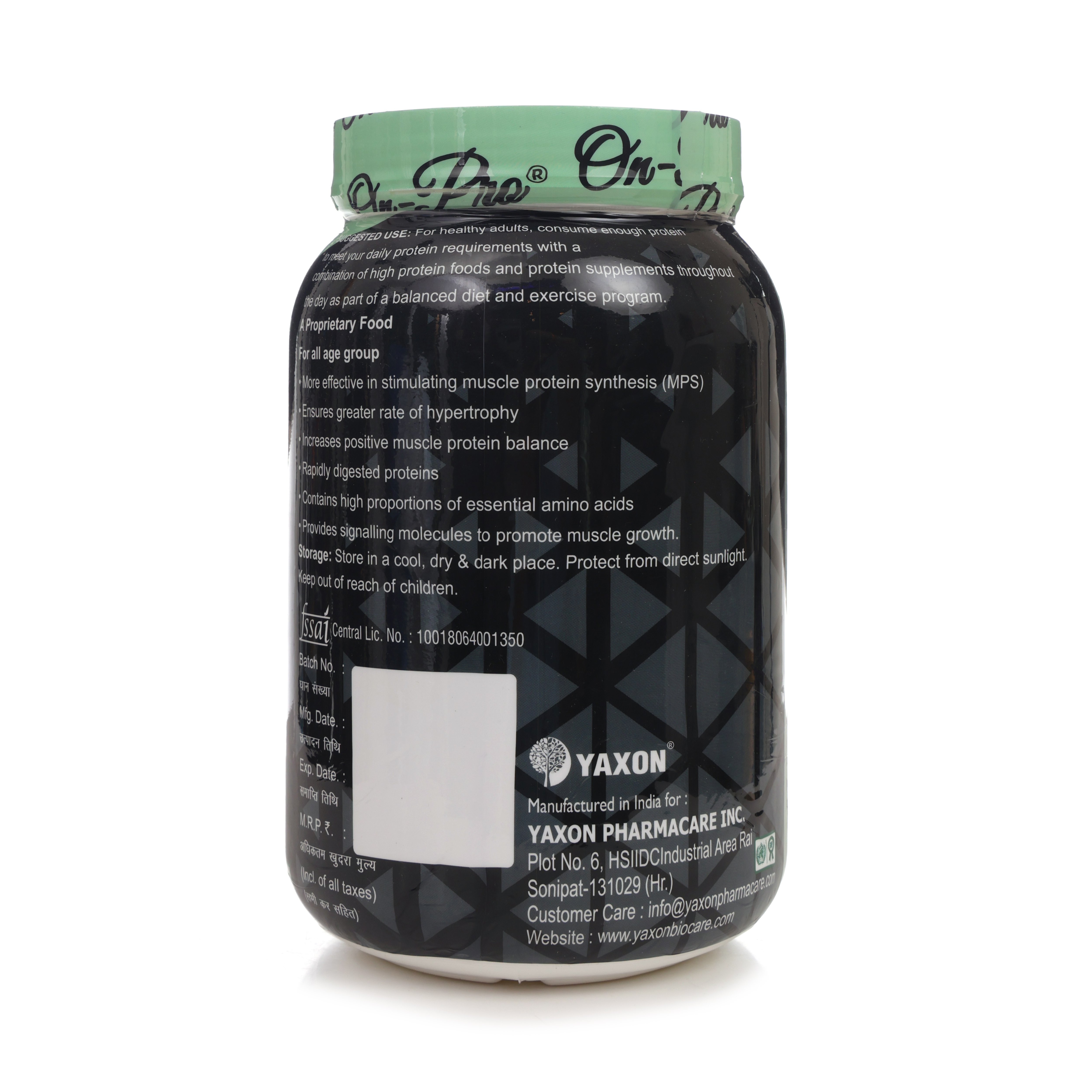 Whey Protein at Best Price in Sonipat, Haryana | Yaxon Biocare Pvt. Ltd.
