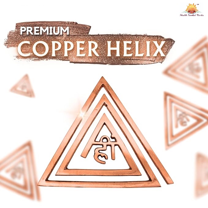 Shubh Sanket Vastu Copper Helix With Beejmantra 5 Inch at 280.00 INR in ...