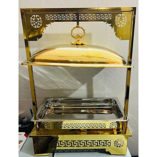 Golden Steel Chafing Dish - Color: Different Available at Best Price in ...