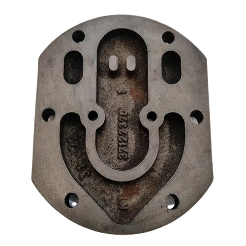 Cast Iron Air Compressor Head Plate - 6 X 4 Inches, Polished Black ...