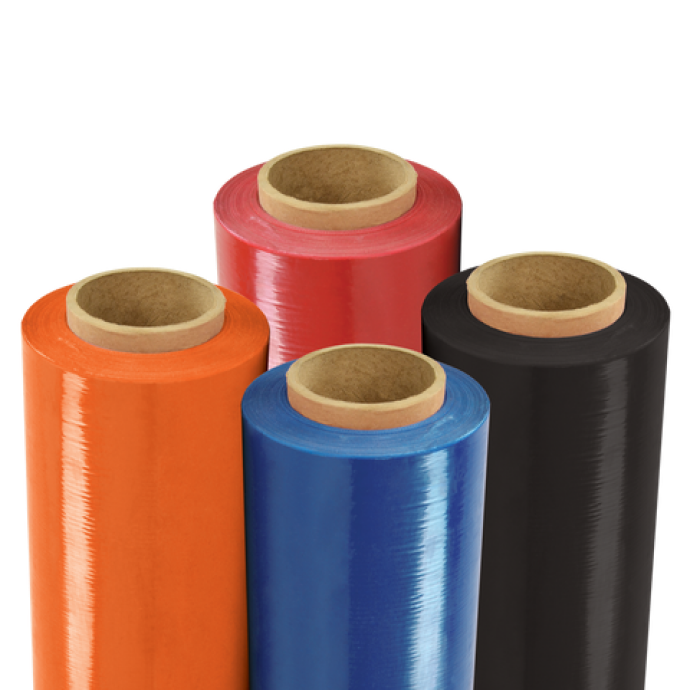 Color Stretch Film - Lldpe, Customized Size, 23 Micrometers Thickness ...