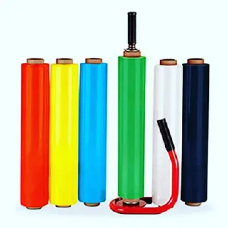 Color Stretch Film - Lldpe, Customized Size, 23 Micrometers Thickness ...