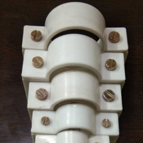 White Plain Plastic Saddle Clamp - Shape: Round at Best Price in ...