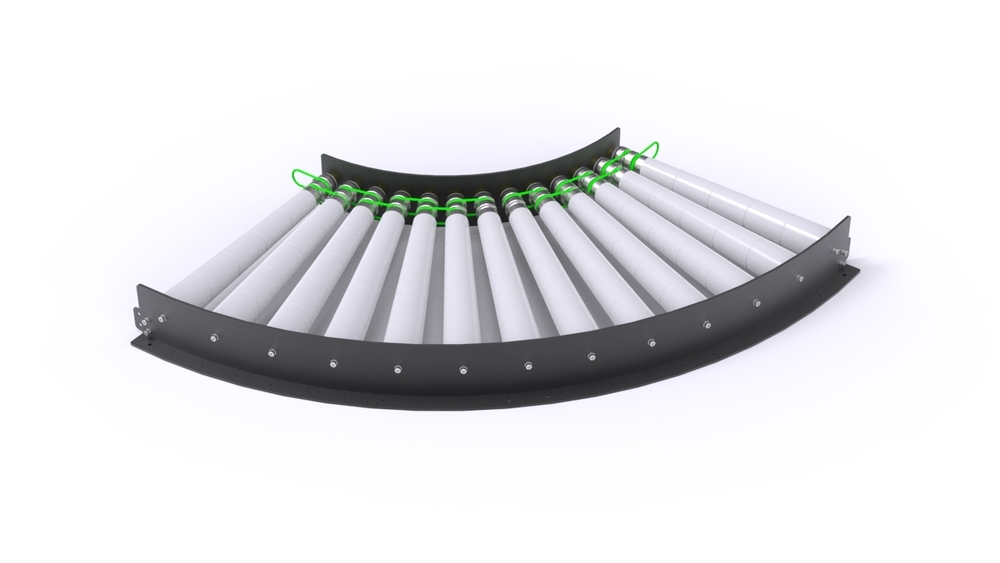 Curved Roller Conveyor at 50000.00 INR in Vadodara, Gujarat | Brave ...