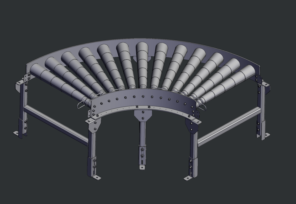 Curved Roller Conveyor at 50000.00 INR in Vadodara, Gujarat | Brave ...