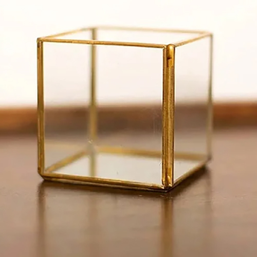 Metal And Glass Gift Box - Finishing: Glossy Lamination at Best Price ...