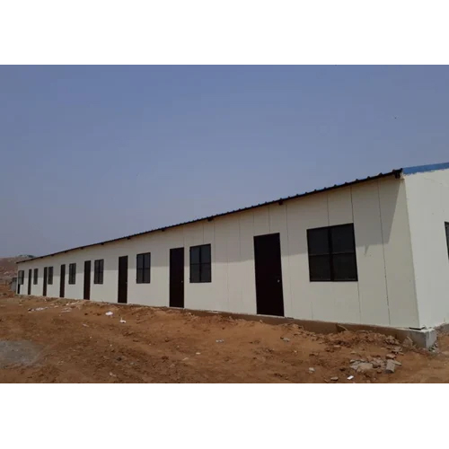 Mild Steel Prefabricated Labor House - Steel Material, Custom Size ...