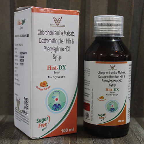 Hist-dx Dry Cough Syrup - Physical Form: Liquid at Best Price in Vapi ...