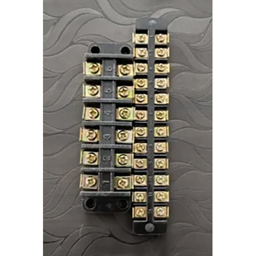 Terminal Block Strip - Pvc Material, 240 Volt (v) Rated, Black Color ...