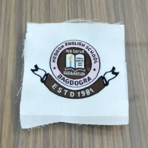 3inch Woven School Monogram - Fabric, Various Sizes Available ...