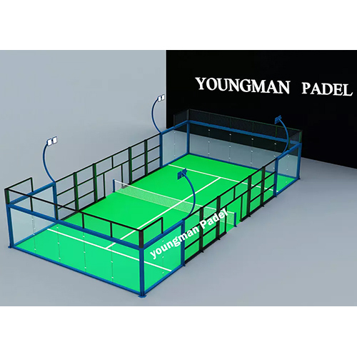 Fip Standard Panoramic Padel Court - Color: As Per Requirement at Best ...