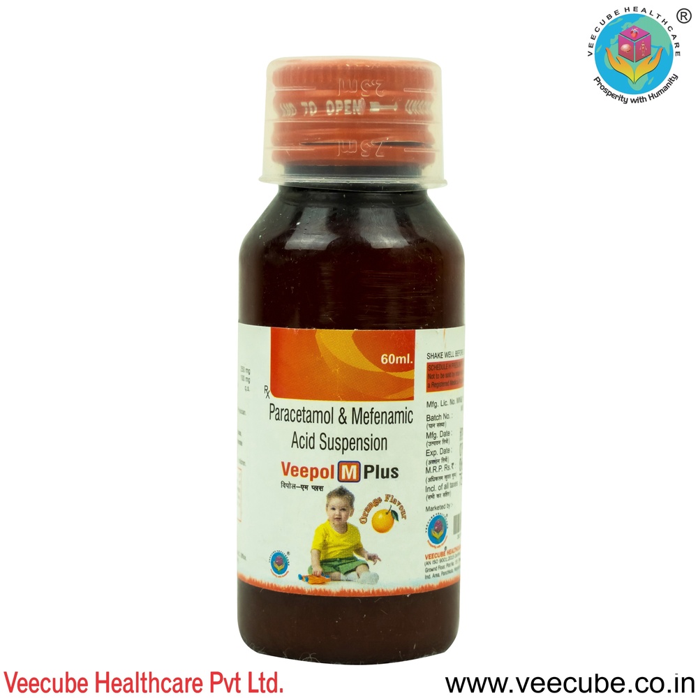 Mefenamic Acid 100mg + Paracetamol 250mg Suspension at 75.00 INR at ...