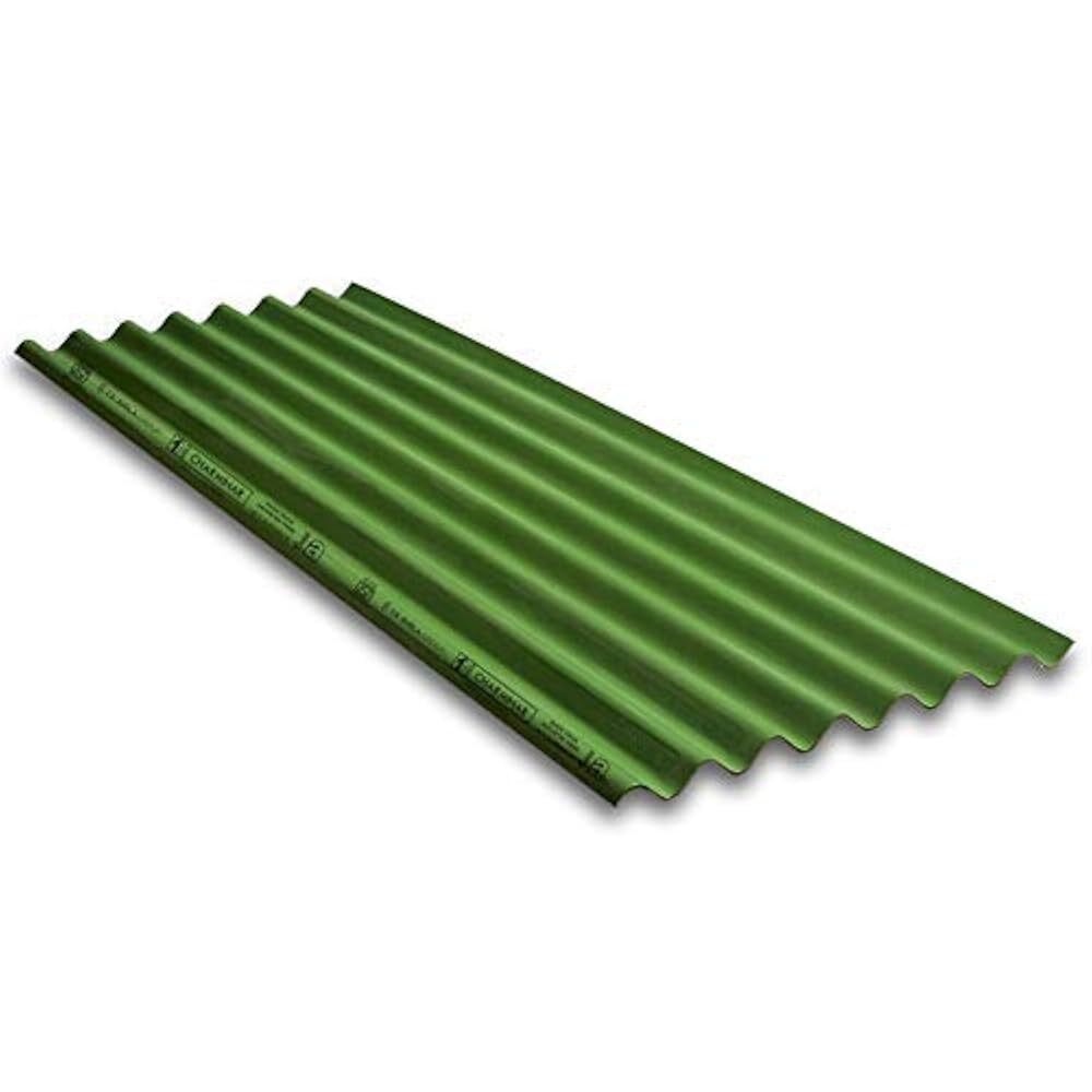 Green Fiber Corrugated Sheet - Material: Fiberglass at Best Price in ...