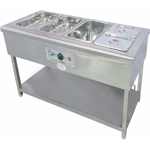 Hot Bain Marie With Under Shelf - Interior Coating: Coated at Best Price in Kolkata | Durga ...