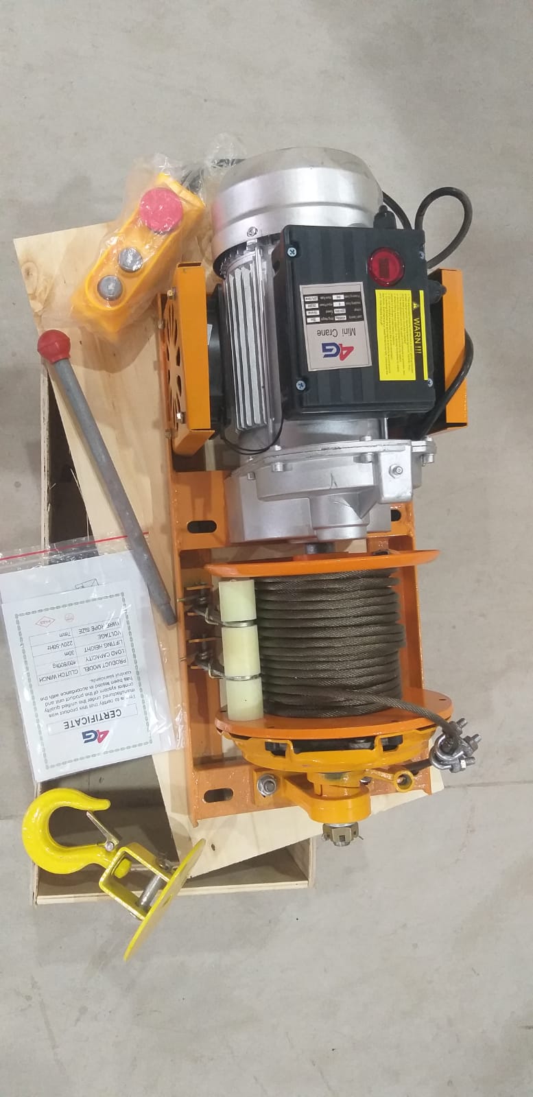 Wire Rope Hoist at 5500.00 INR in Delhi, Delhi | Bajrangi Sales