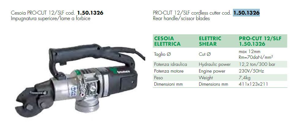 Procut12slf - Steel, 411x123x211 Mm, Gray | Semi-automatic Cutting ...