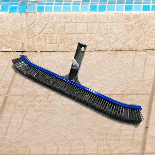 18 Inch Swimming Pool Algae Cleaner Brush With Aluminum Handle - Color ...