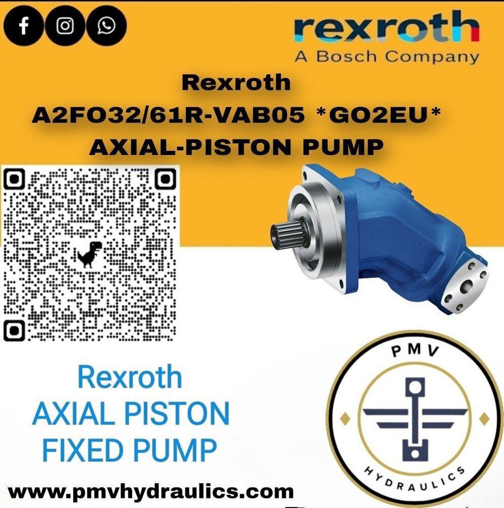 Rexroth A2fo32/61r-vab05 at Best Price in New Delhi, Delhi | Pmv Hydraulics