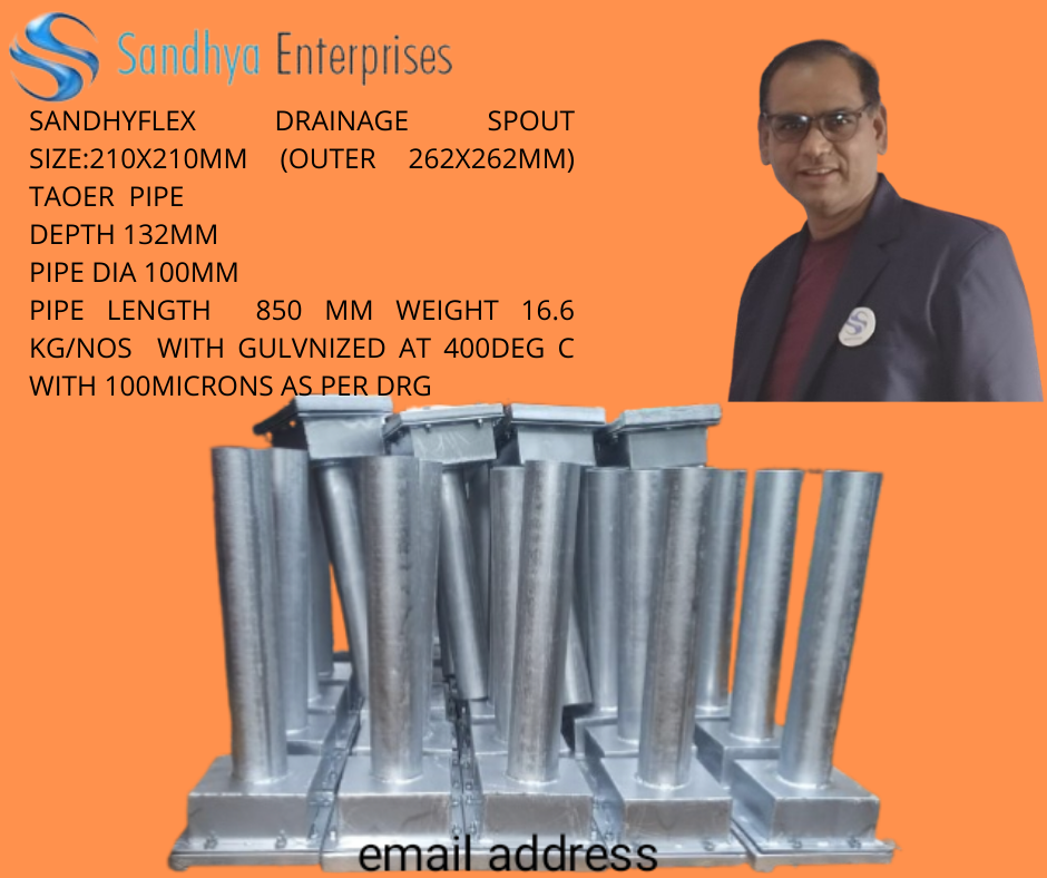 Gi Coated Drainage Spout at Best Price in Hyderabad | Sandhya Enterprises