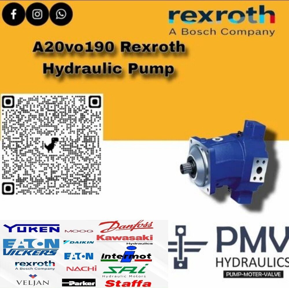 Radial Piston Pumps A20vo190 Rexroth Hydraulic at Best Price in New Delhi | Pmv Hydraulics