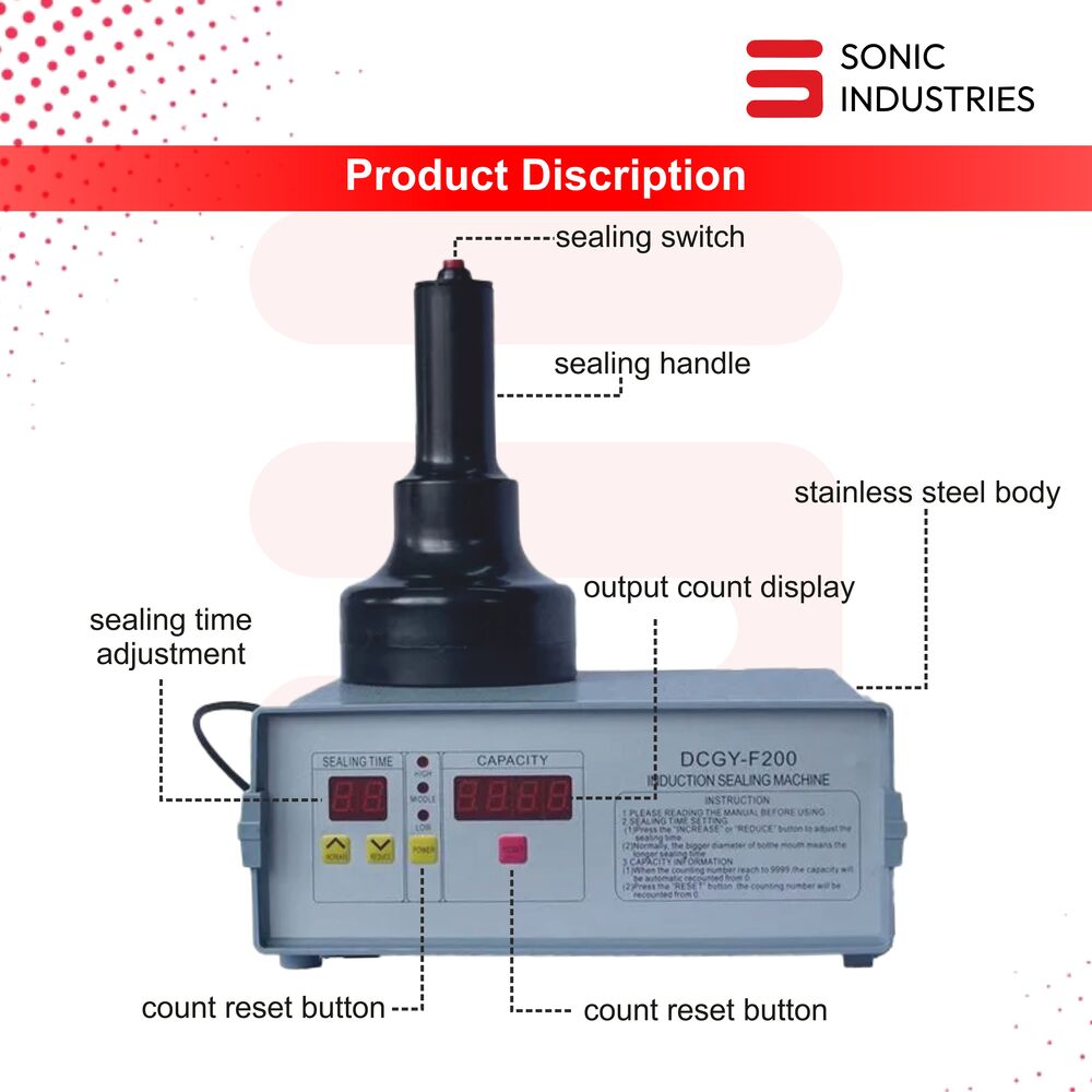 Induction Induction Sealer Bottle Cap Sealing Machine at 5899.00 INR in ...