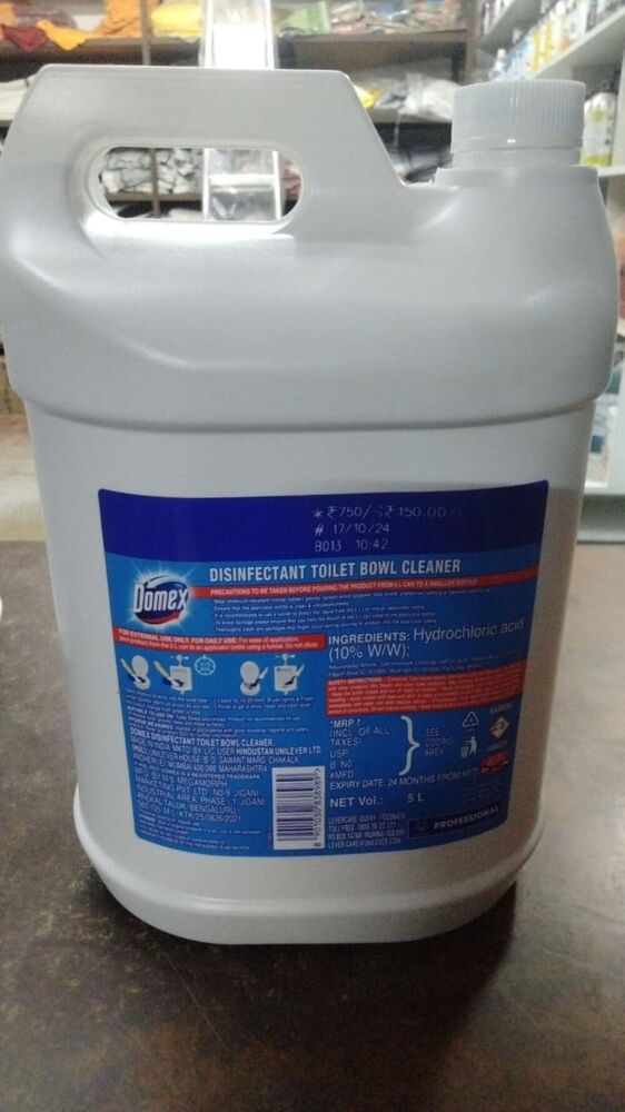 Domex Toilet Cleaner 5ltr - Toilet Cleaner Material, 5 Liter Size ...