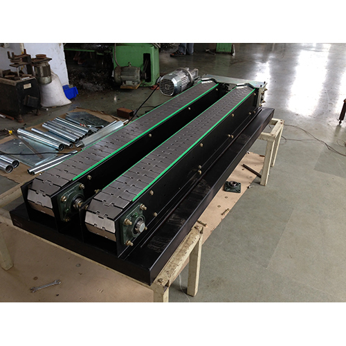 Modular Plastic Belt Conveyor And Slat Chain Conveyor - Material: Mild ...