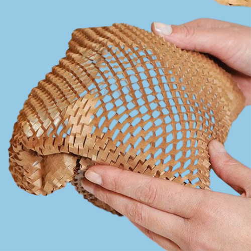 Brown Honeycomb Paper Wrap - Pulp Material: Wood Pulp at Best Price in ...