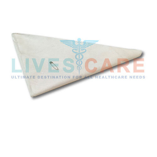 Triangular Bandage - Strong Unbleached Cotton Fabric, Multiple Sizes ...