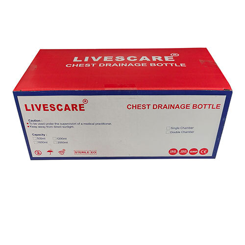 Chest Drainage Bottle - Dehp Free Material, Single/double Chamber Sizes ...