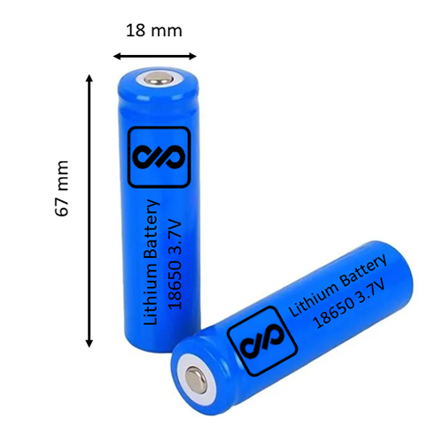 3.7v 18650 Bis Lithium Battery - Nominal Voltage: 3.7 Volt (v) at Best ...