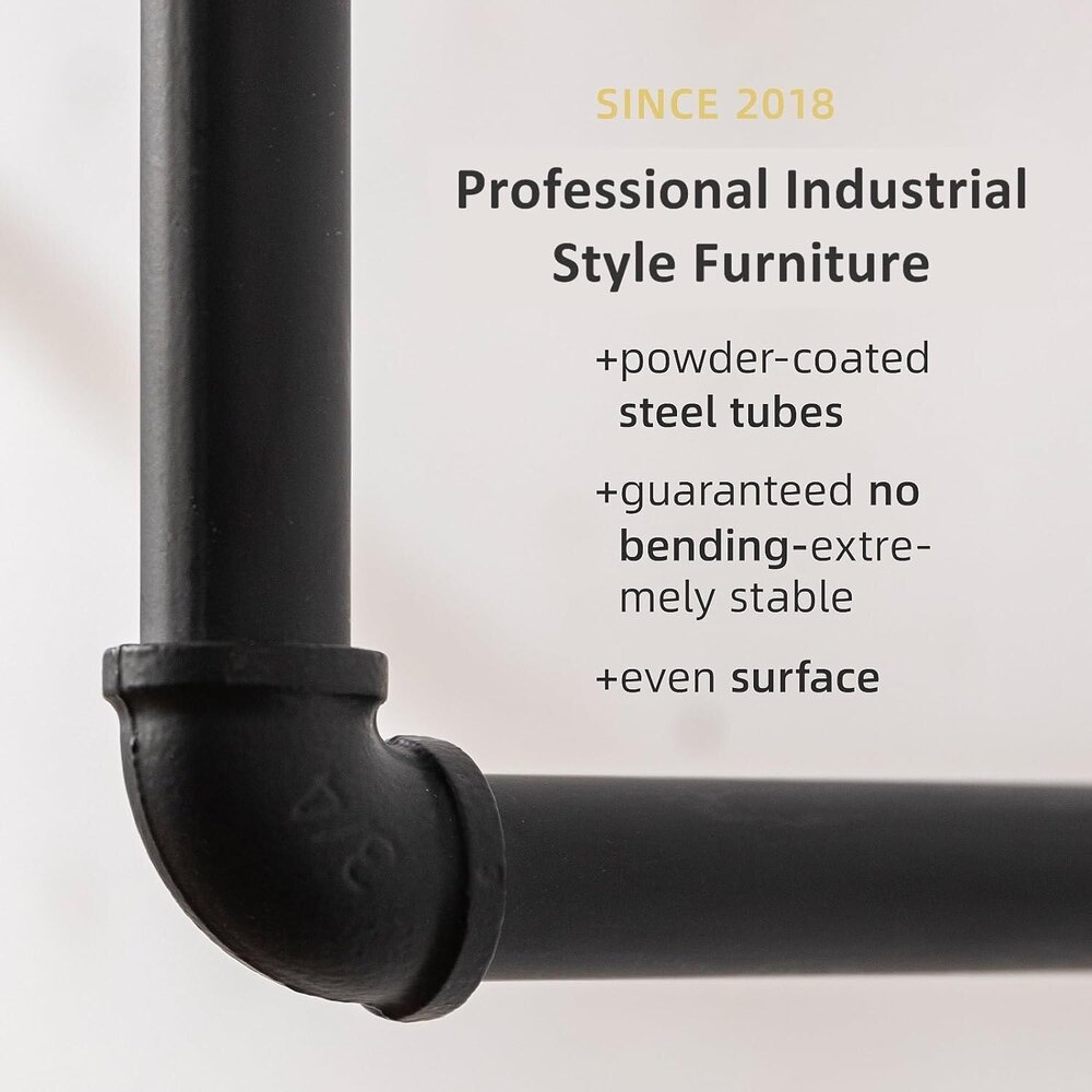 Industrial Pipe Clothes Rack Wall Mounted Clothing Rack,heavy Duty Iron ...