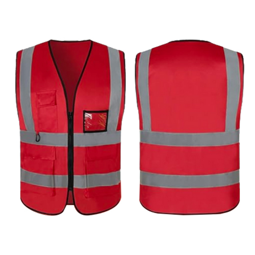 Red Safety Vest at 1798.00 INR in New Delhi, Delhi | Kamakhya Worldwide ...