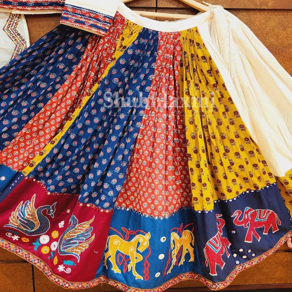 Digital Print Muslin Cotton Lehenga Choli - Ethnic Region: Indian at ...