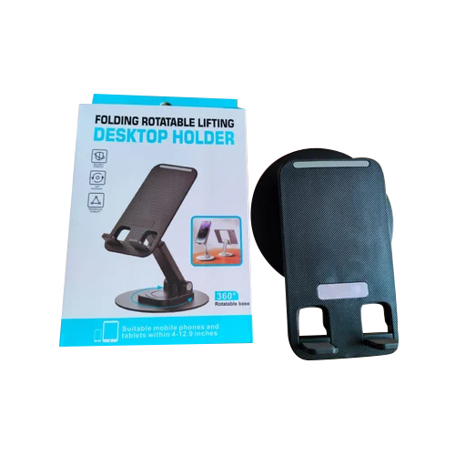 Folding Rotatable Lifting Desktop Holder - Body Material: Plastic at ...