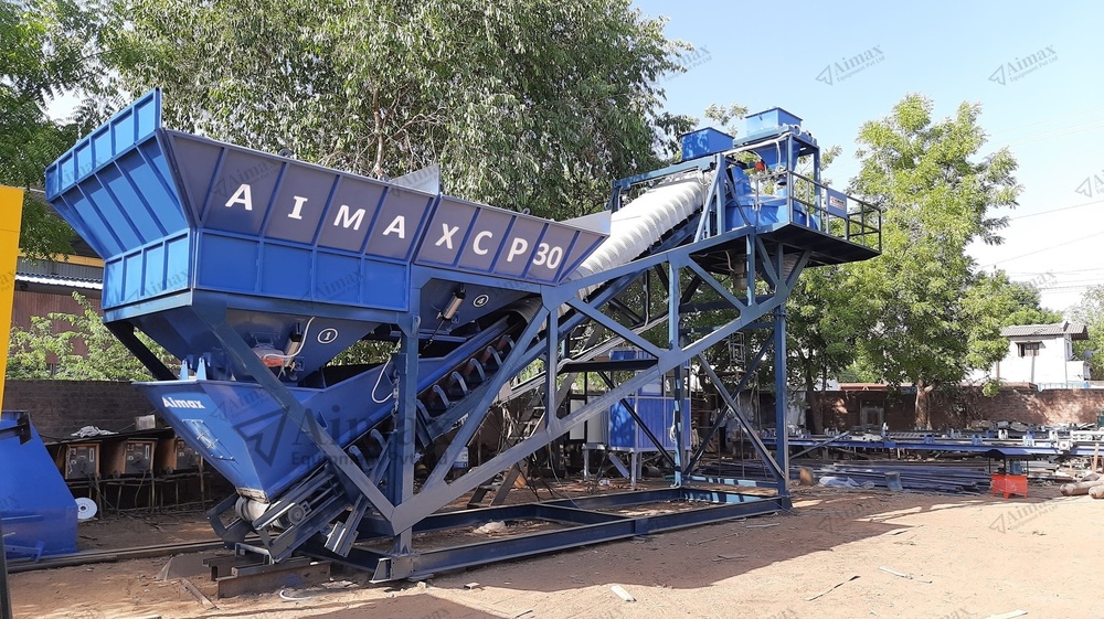 Compact Concrete Batching Plant at 2655000.00 INR in Ahmedabad | Aimax ...