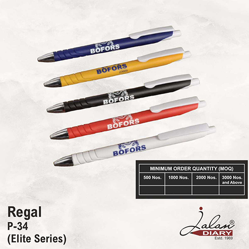 Regal P-34 Elite Series Plastic Pen - Color: Black at Best Price in New ...