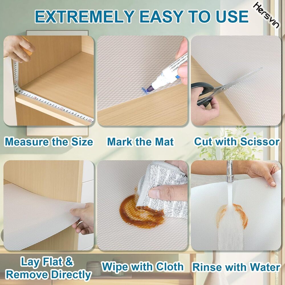 Eva Drawer Liner Mat - 45x300 Cm, Durable Eva Material, Modern Style ...