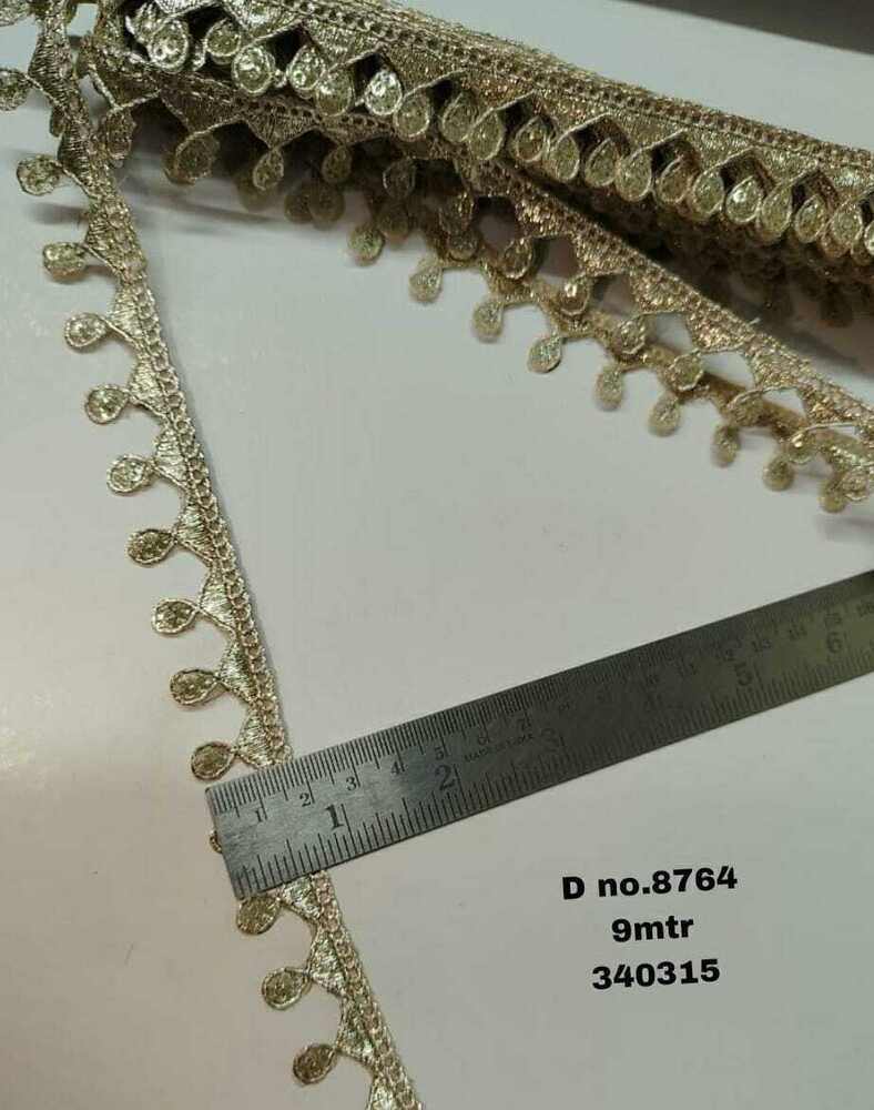 Golden Border Lace at Best Price in Surat, Gujarat | Shubh Laxmi Enterprise