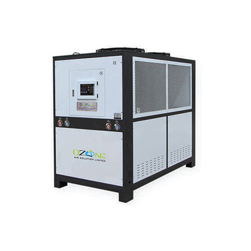 Industrial Air Cooled Water Chiller - Material: Aluminum at Best Price ...