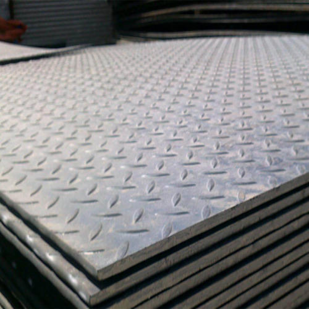 Mild Steel Chequered Plate - 8x4 & 8x16 Sizes, 2-3 Mm Thickness, Slip ...