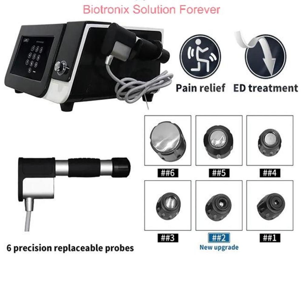 Medical-grade Pneumatic Shockwave Therapy Device Black For Joint Pain ...