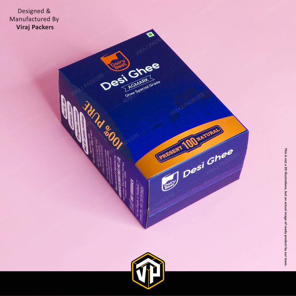 Ghee Packaging Boxes at Best Price in Ludhiana, Punjab | Viraj Packers