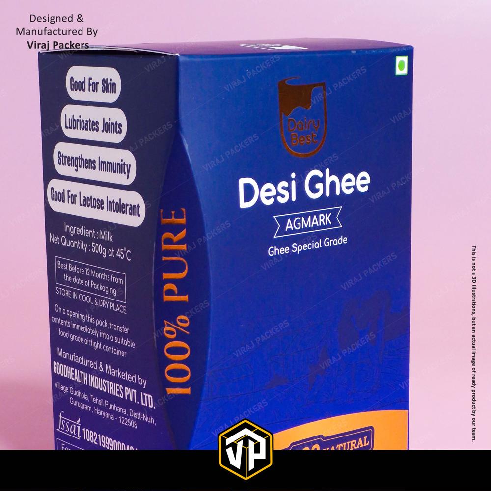 Ghee Packaging Boxes at Best Price in Ludhiana, Punjab | Viraj Packers