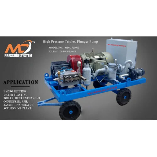 Water Blasting Machines - Stainless Steel, 415 Volt Electric Piston ...