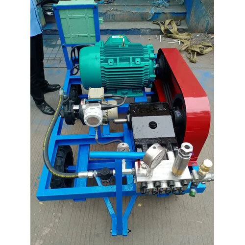 High Pressure Water Jet Cleaning Pump - Stainless Steel, Electric Power ...