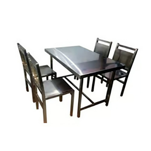 Stainless Steel Restaurant Table And Chair - Color: Different Available ...
