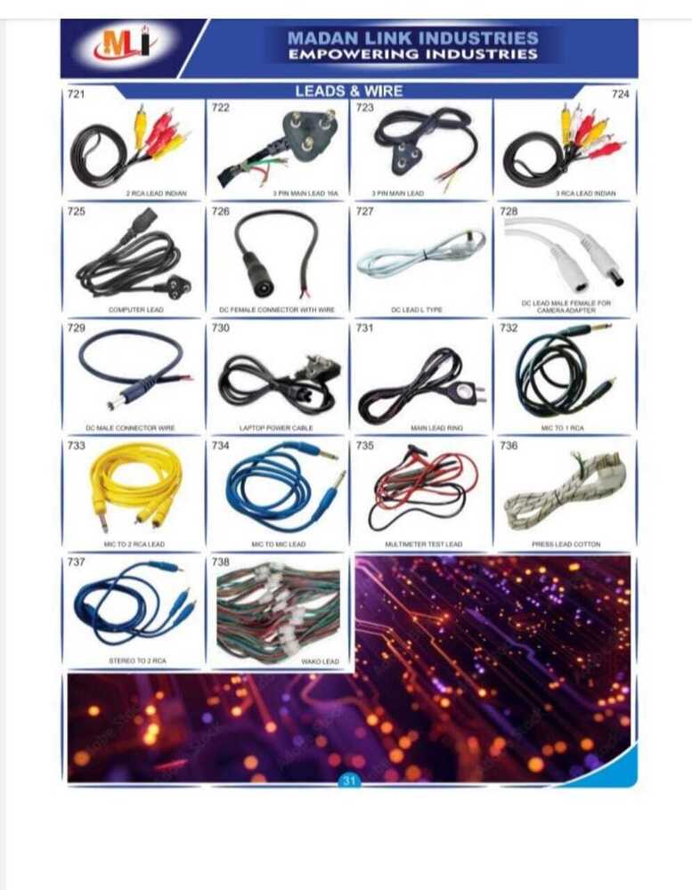 Philips 2 Pin Main Lead - Copper Wire, 4 Sq. Mm, Black Pvc Insulated ...